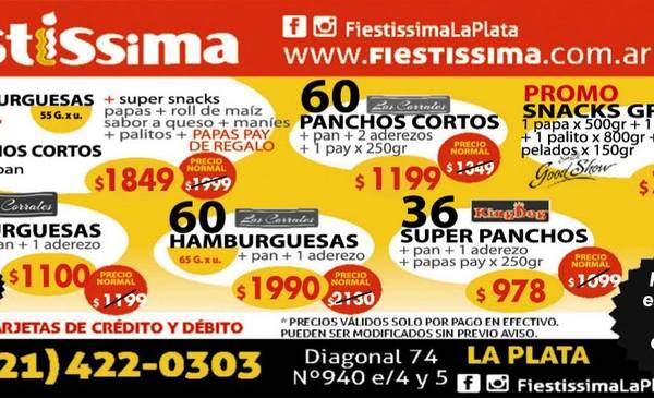 Aprovechá estas promociones en panchos y hamburguesas