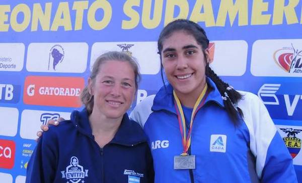 Iara Capurro, subcampeona sudamericana en Ecuador