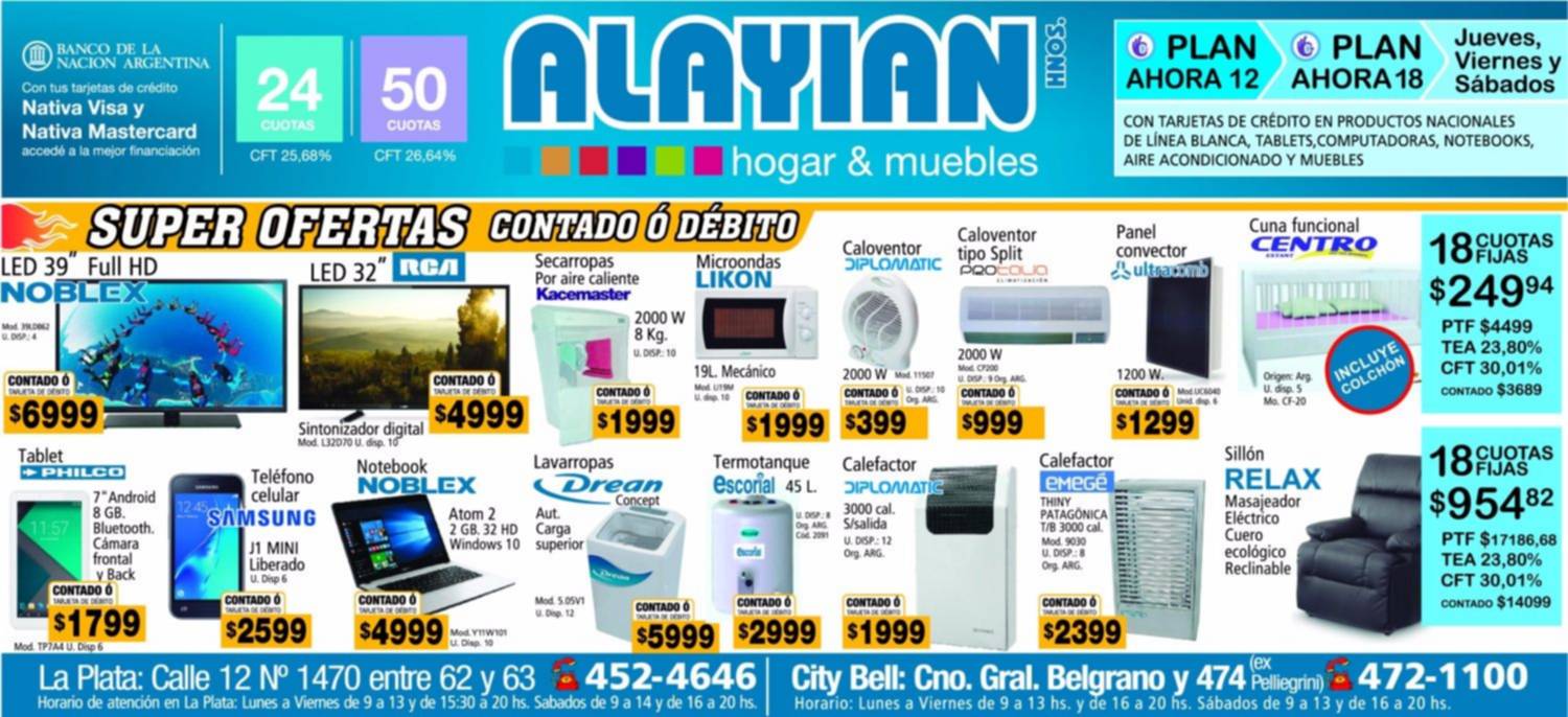 Comprá en Alayian hnos. y aboná en hasta 50 cuotas