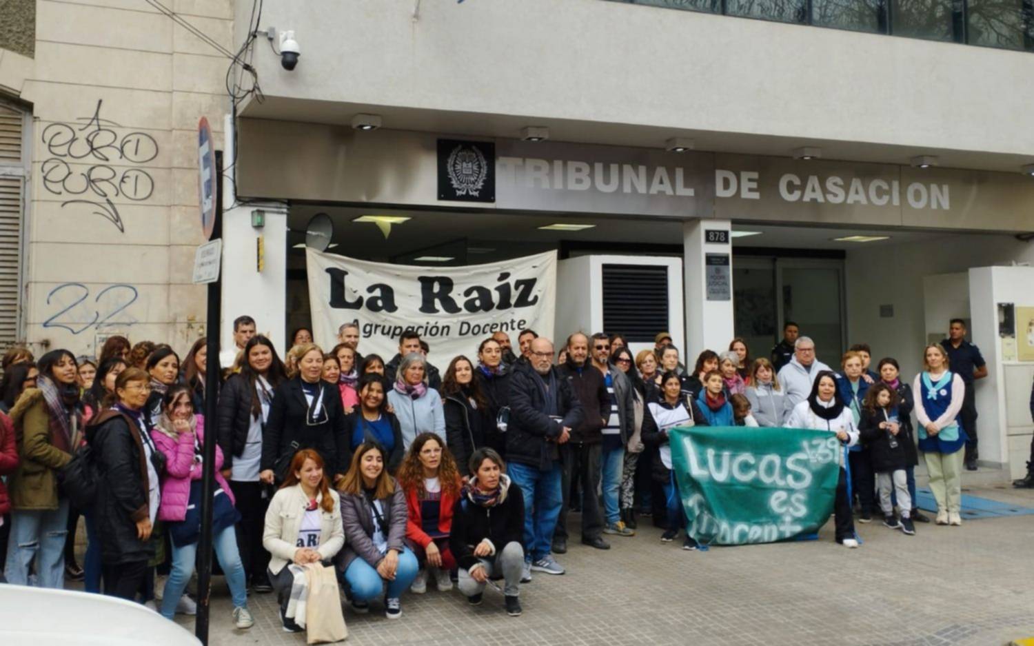 Familias del San Benjamín movilizaron a Casación Penal por Lucas Puig