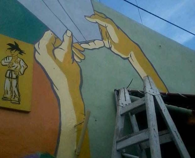 Pintan murales que reflejan sitios emblemáticos de la Ciudad - La Ciudad Pintan murales que reflejan sitios emblemáticos de la Ciudad - La Ciudad