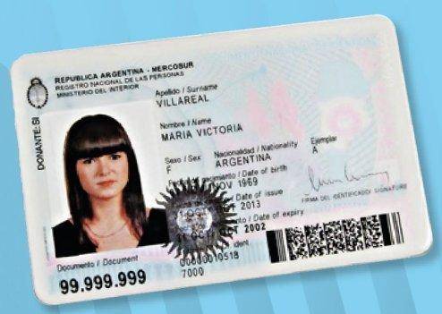 A países de América Latina, sólo con el DNI nuevo