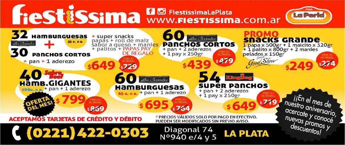Fiestissima : Las mejores promociones para tu fiesta